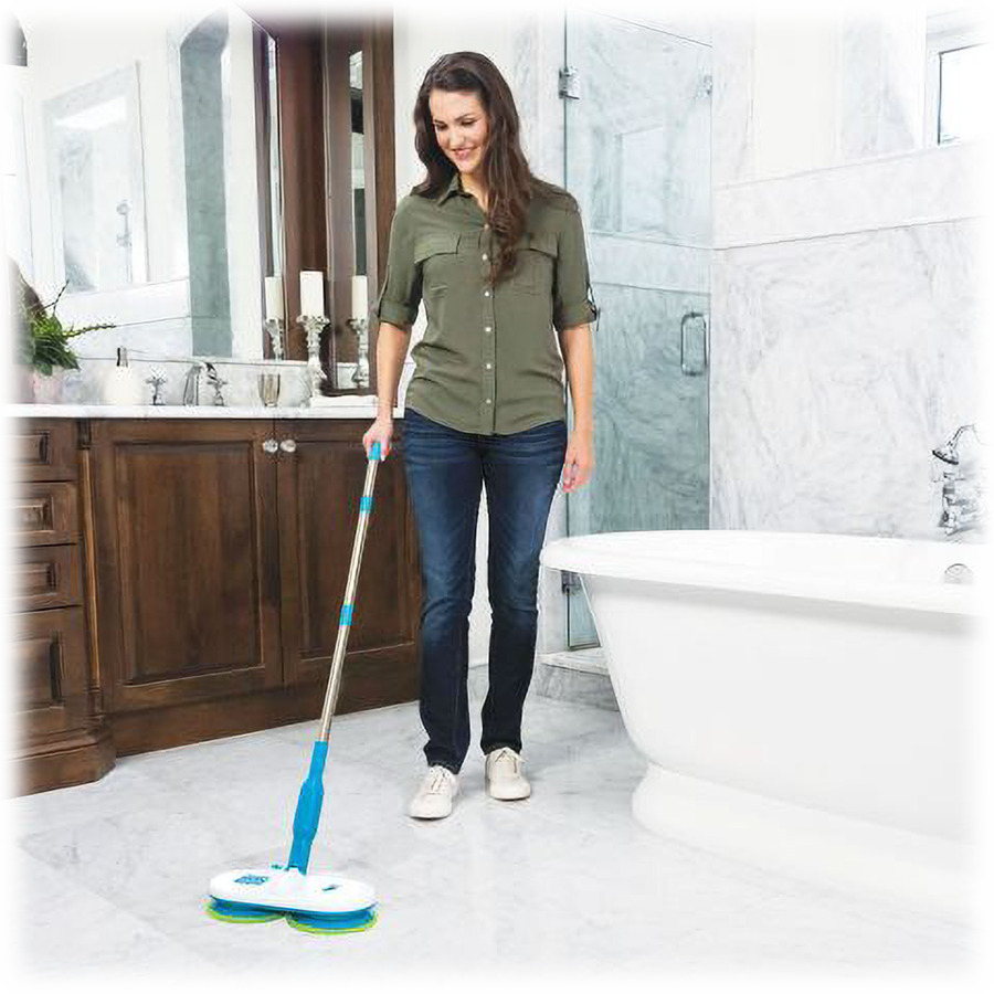 FLOOR POLICE CORDLESS MOTORIZED MOP FOR TILE AND WOOD FLOORS - Dish Nation
