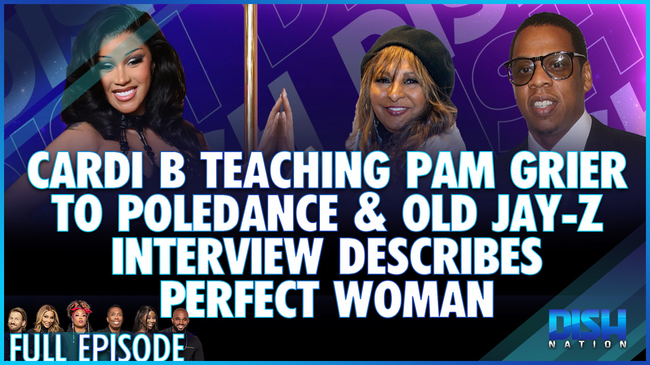 Cardi B Teaching Pam Grier to Pole Dance & Jay-Z Describes Perfect ...